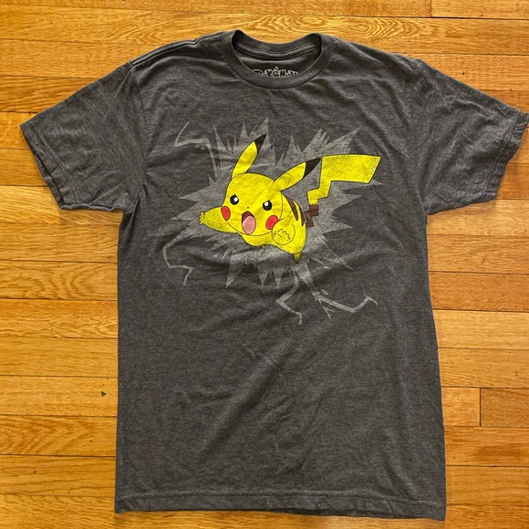Pokemon | Shirts | Pokemon Pikachu Running Mens Tshirt Medium M 24 ...